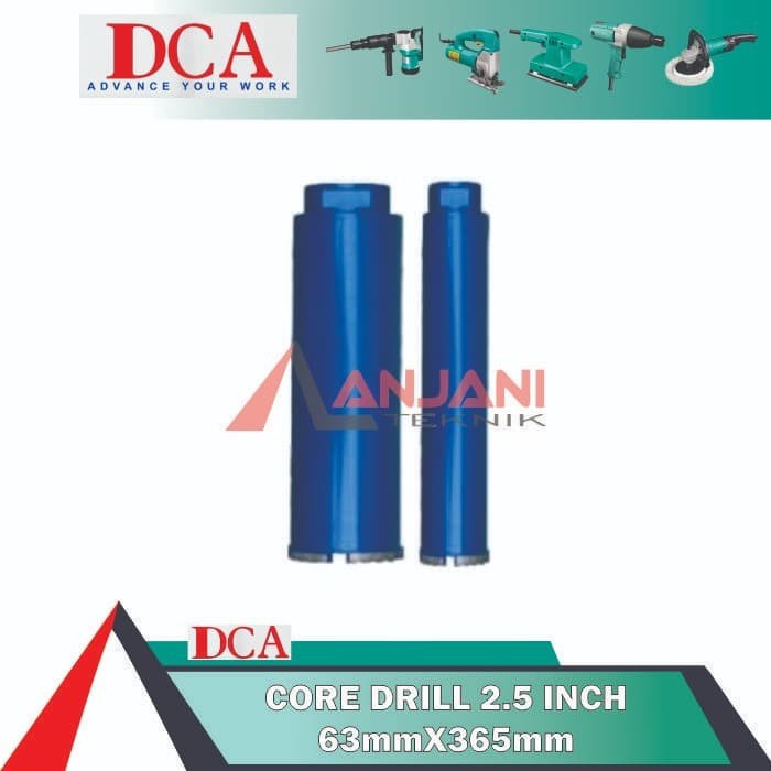 Jual DCA MATA CORING BETON 2.5 INCH CORE DRILL BIT 2.5INCH 63 X 365 mm ...