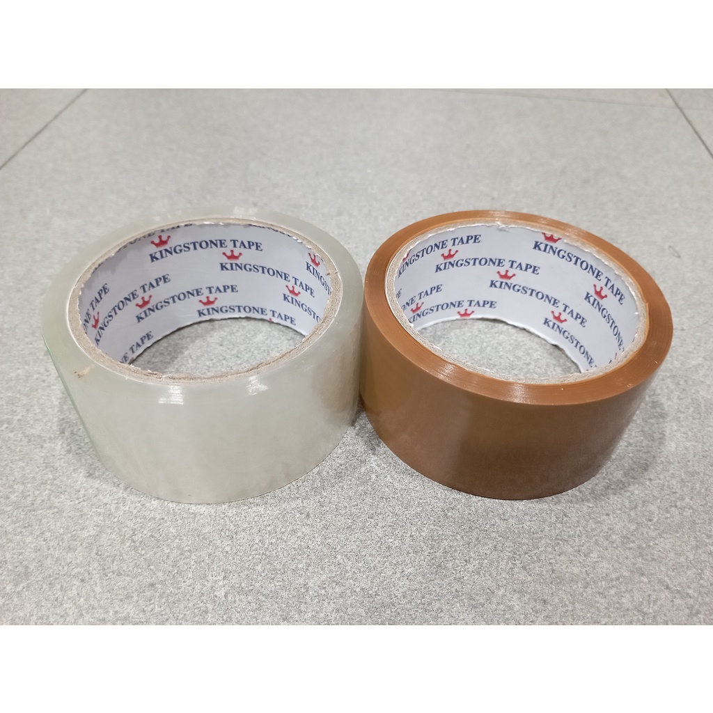 Jual Lakban OPP Bening / Coklat Kingstone 2" x 40 yard 48mm Tipis ...