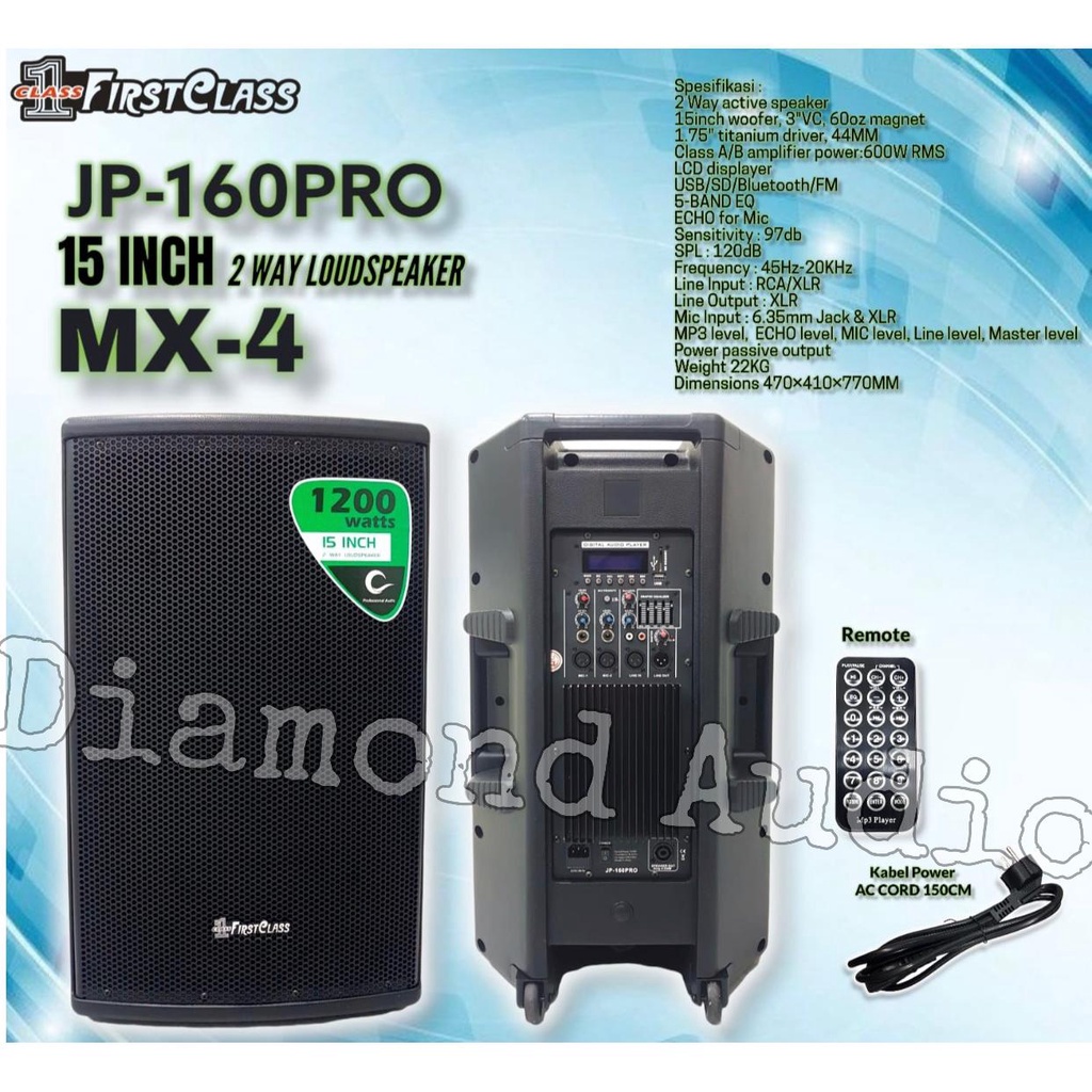 Jual Active First Class Jp160 Mx4 Speaker Usb Bluetooth Jp 160 Mx 4 Firstclass ( Bayar Ditempat ...