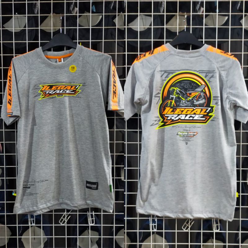 Jual Baju kaos Racing ilegal Race Original|Kaos mekanik | Shopee Indonesia