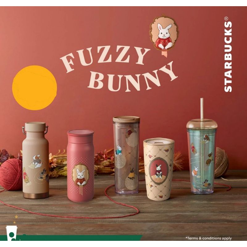 Jual EXCLUSIVE SALE - Tumbler Starbucks Fuzzy Bunny - Tumbler Starbucks ...