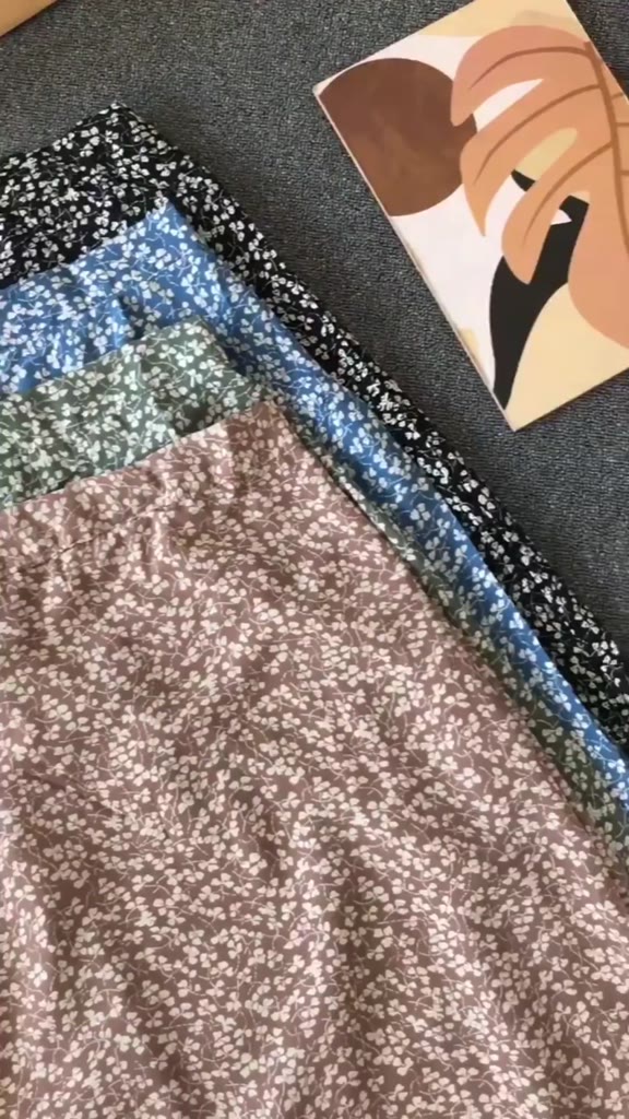 Jual ROK MOTIF BUNGA KOREA / FLORAL SKIRT / ROK A-LINE MOTIF BUNGA ...