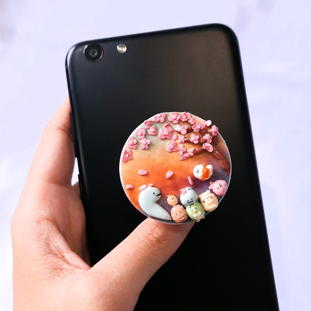 Jual Popsocket Anime Polymer Clay 3D - Sumiko gurashi in spring 3D ...