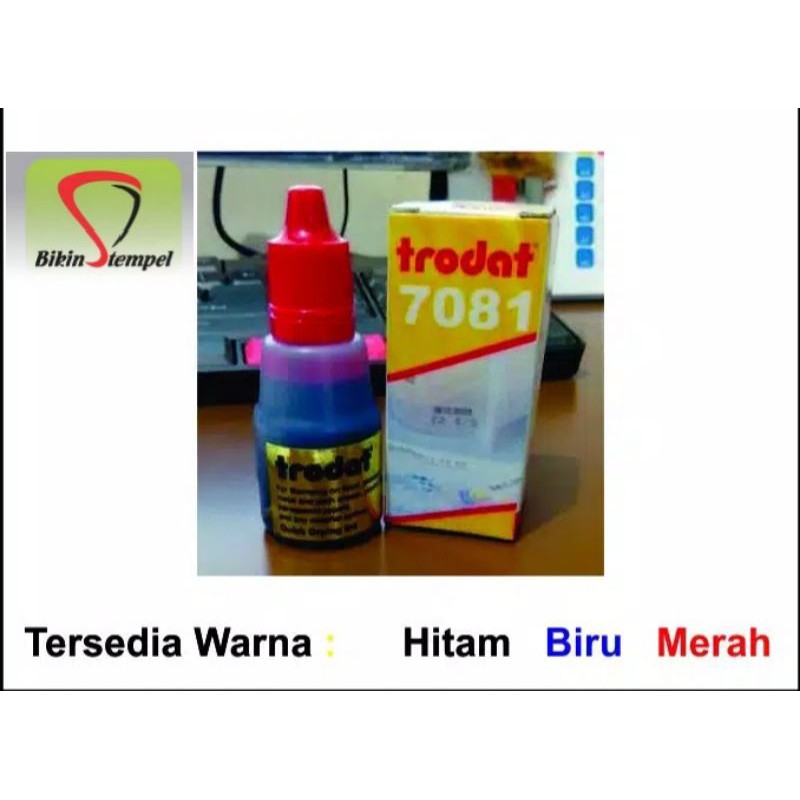 Jual TINTA TRODAT 7081 UNTUK MEDIA PLASTIK | Shopee Indonesia