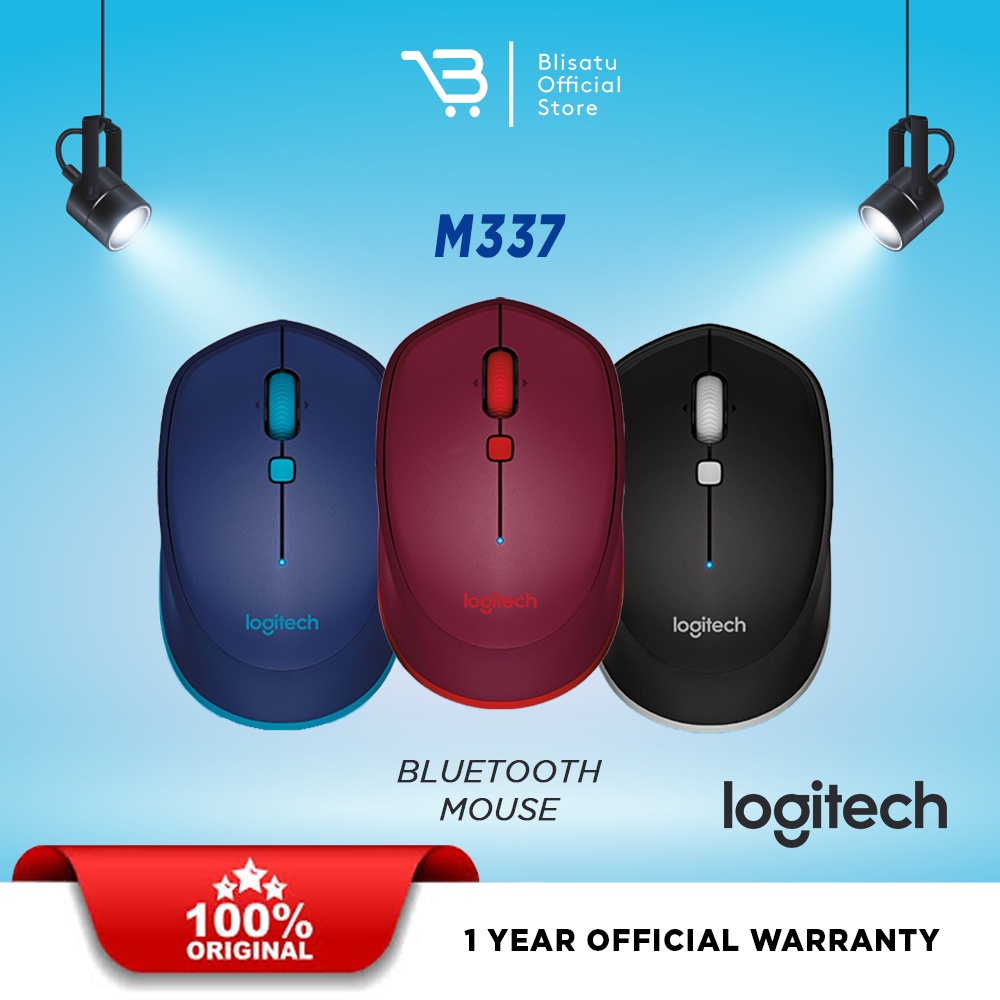 Jual Logitech M337 Mouse Wireless Bluetooth Windows & IOS | Shopee Indonesia