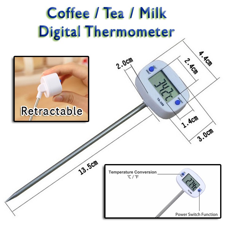 Jual Digital Thermometer New Model Termometer Kopi Teh Susu Cairan ...