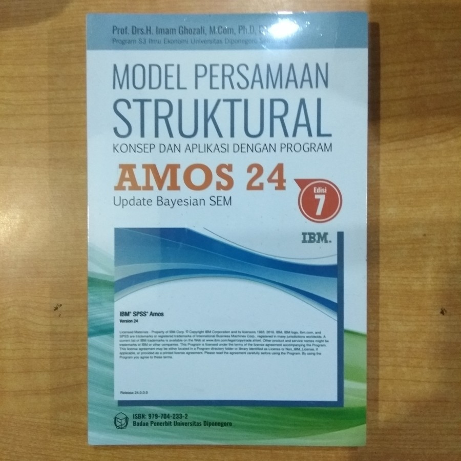 Jual Buku model persamaaan struktural konsep dan aplikasi dengan ...