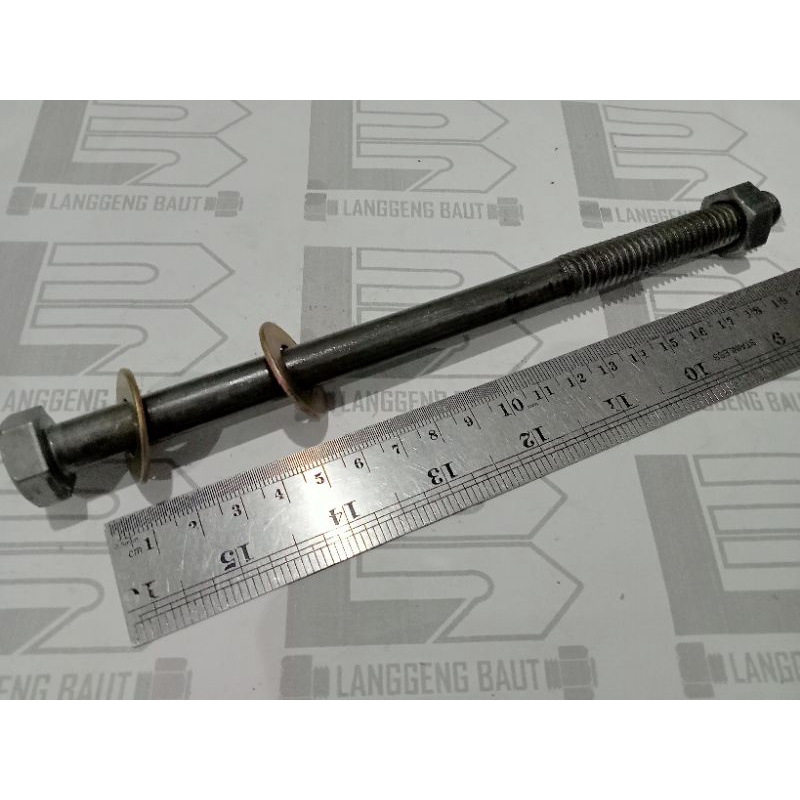 Jual Baut Mur Balok Kayu Kunci 19 Panjang 20 cm / Baut Blandar 20cm NC ...