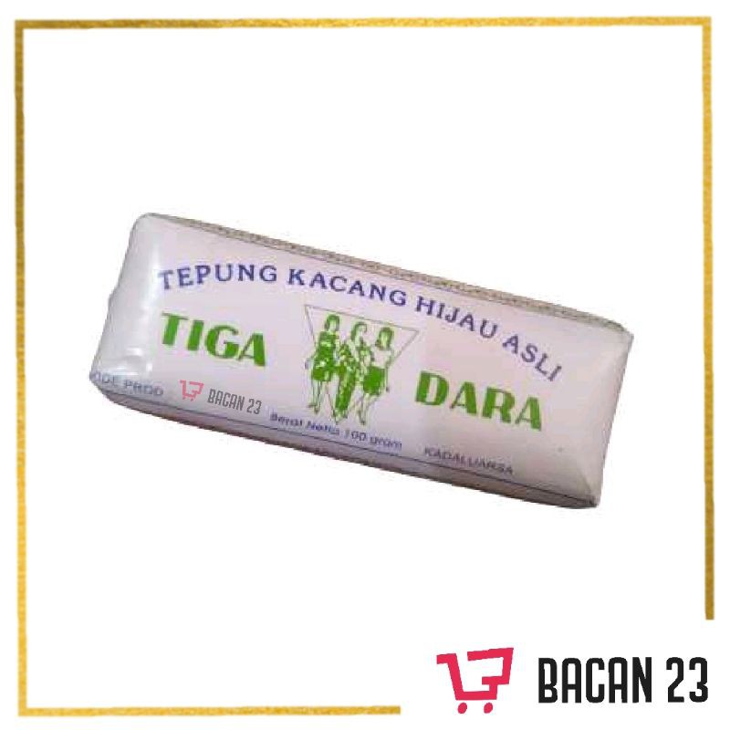 Jual Tepung Hunkwe Cap Tiga Dara 100gr / Tepung Kacang Hijau / Bacan 23 ...