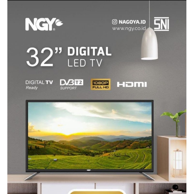 Jual NAGOYA LED TV 32 INCH DIGITAL HDMI NGY-3208 | Shopee Indonesia