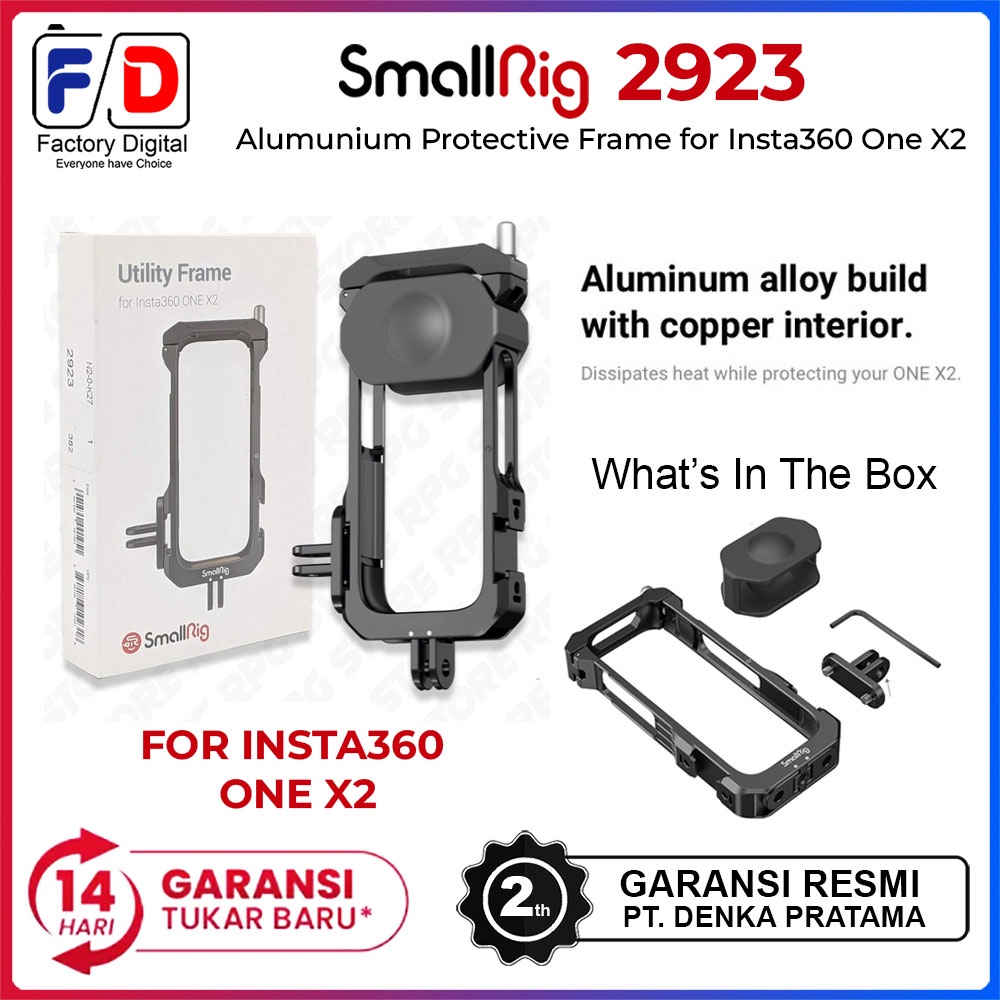 Jual Smallrig Protective Alumunium Utility Frame for Insta360 ONE X2 ...