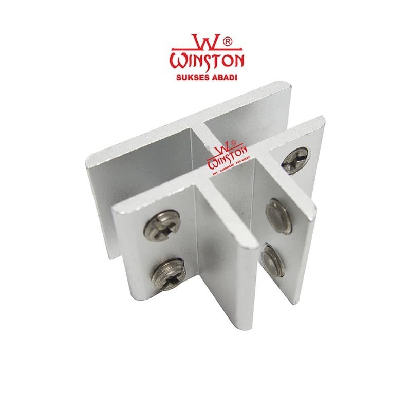 Jual Ambalan Bracket Penjepit Kaca T Siku Penjepit Kaca Jepit Kaca 3 ...