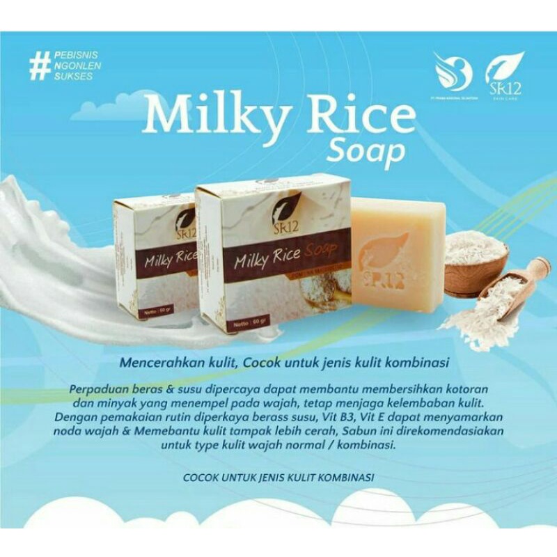 Jual Milky Rice Soap SR12 Original | Shopee Indonesia
