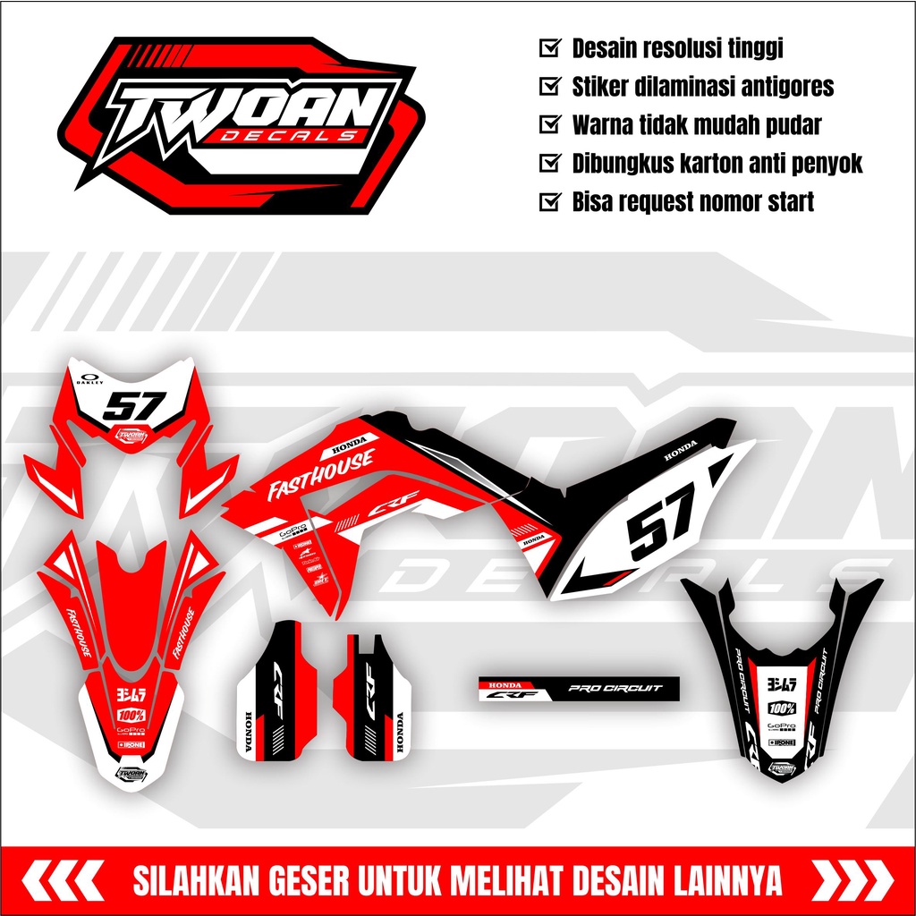 Jual Decal CRF 150L grafis 022 - STICKER DECAL - FULLBODY CUTTING RAPI ...