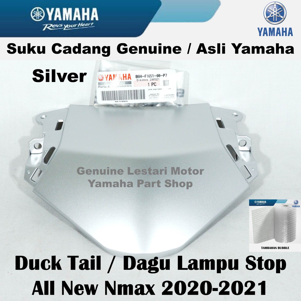 Jual Cover Duck Tail Sambungan Body Nmax N Max 2021 Silver Asli Yamaha ...