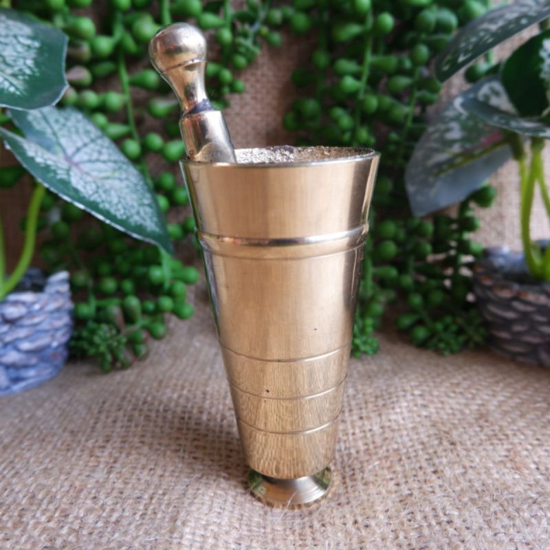 Jual Cocoh kuningan alat tumbuk kinang | Shopee Indonesia