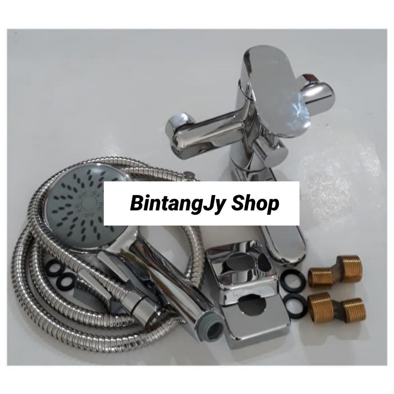 Jual kran bathtub panas dingin plus shower | Shopee Indonesia