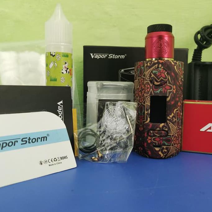Jual New Vapor Storm Puma 200W Paket Siap Kebul Vape/Vaporizer/Rokok ...