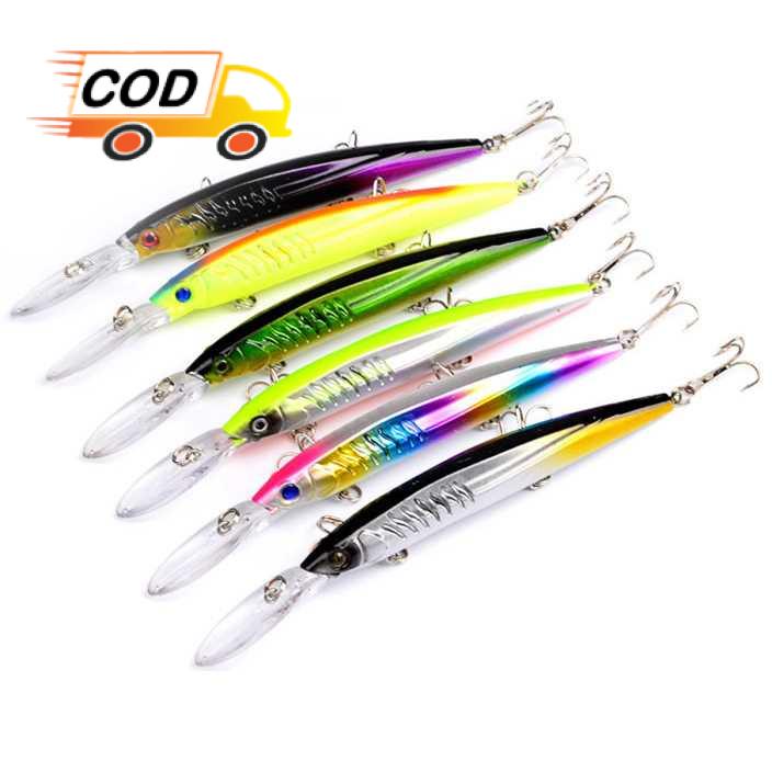 Jual Umpan Model Ikan Tiruan Warna Warni Lengkap Mata 3D Lidah Bergerak ...