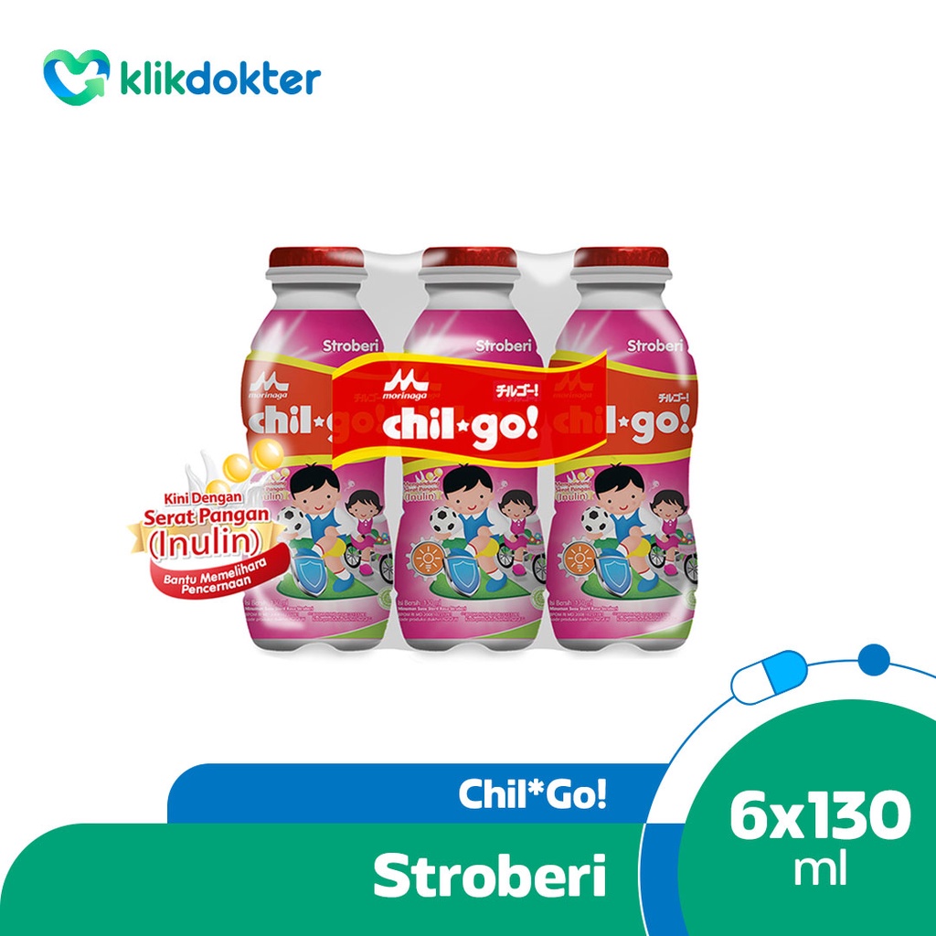 Jual Morinaga Chil Go Milk Strawberry 6X130ml | Shopee Indonesia