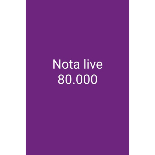 Jual nota live | Shopee Indonesia