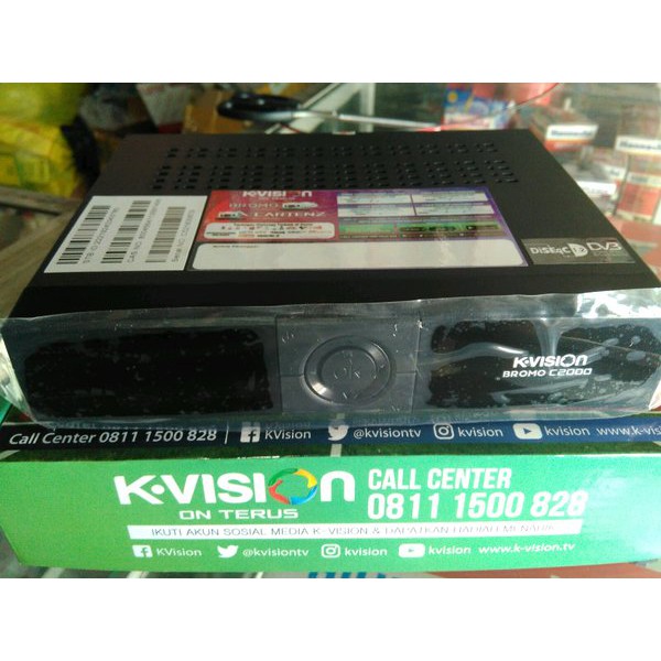 Jual Receiver Parabola KVISION BROMO C2000 K Vision HYBRID C BAND DAN ...