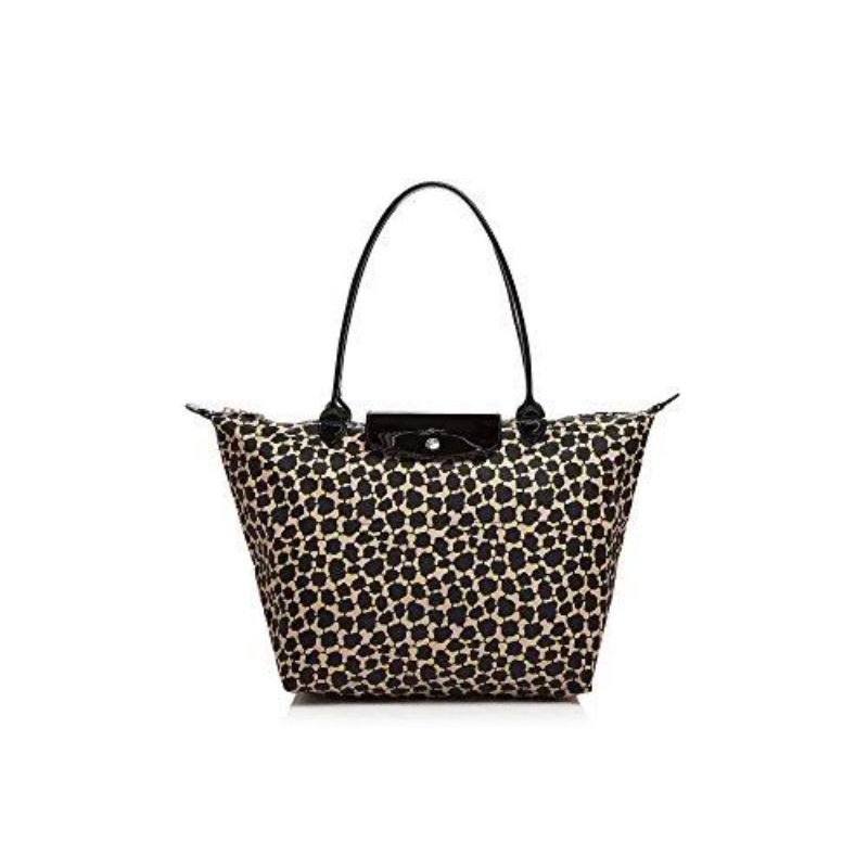 Jual Longchamp Le Pliage Neo Fantasie Large Tote Abstract Leopard ...