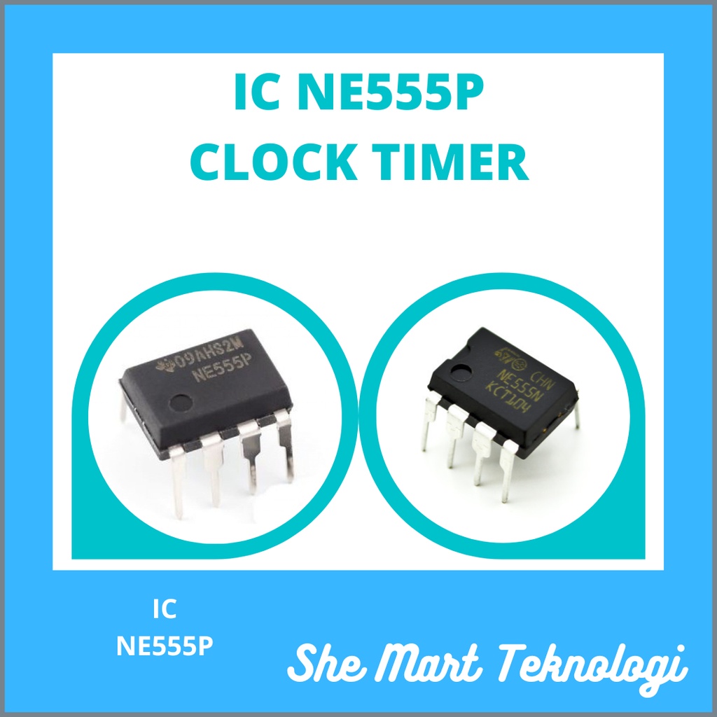Jual IC NE555 Precision Timer NE555P NE555 NE 555 DIP 8 | Shopee Indonesia