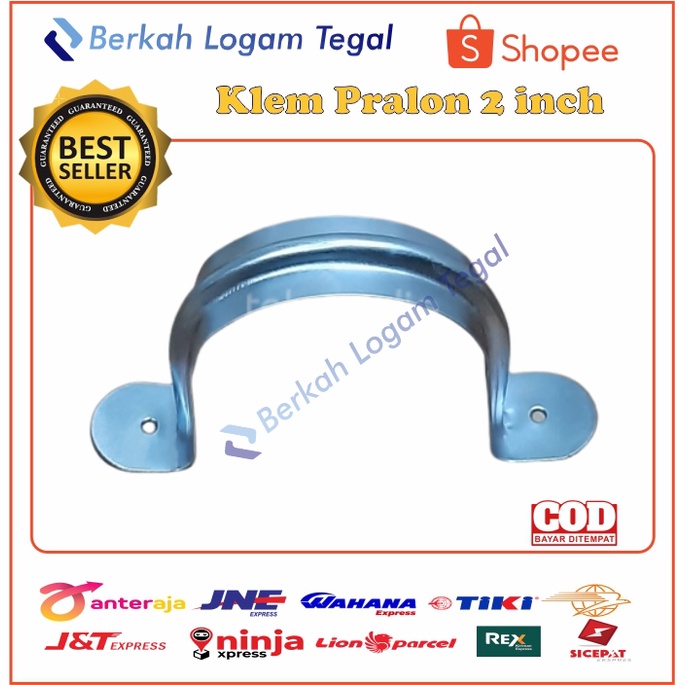 Jual klem besi pipa pralon 2 inch | Shopee Indonesia