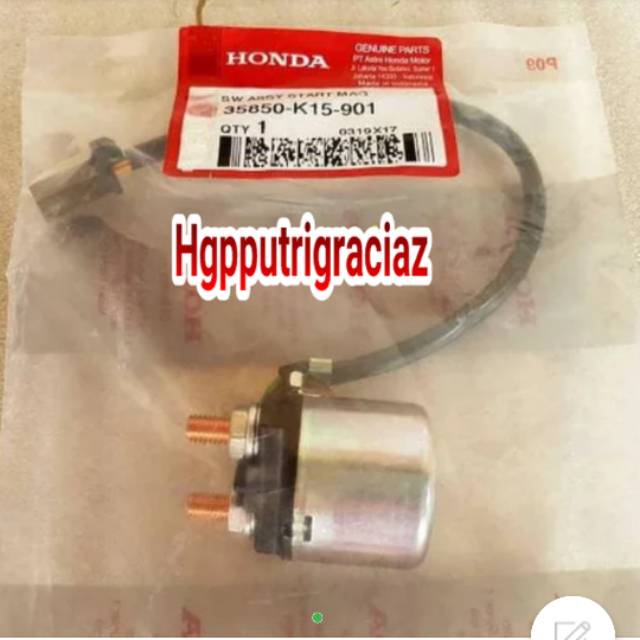 Jual SWITCH STARTER 35850-K15-901 35860K15900 BENDIK SWIT RELAY STATER ...