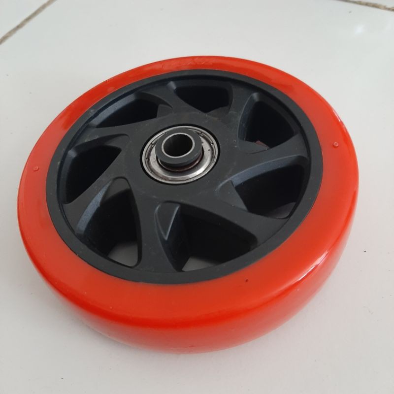 Jual RODA TROLLEY TROLI PU 5 INCH WHEEL ONLY RODA SAJA | Shopee Indonesia