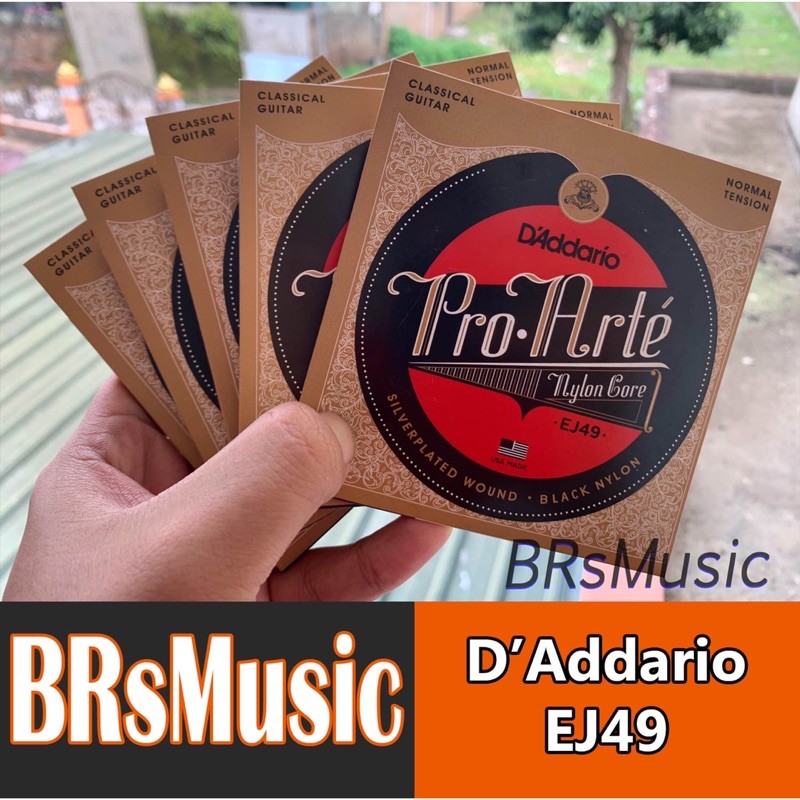 Jual Senar Gitar Klasik EJ45 EJ49 Silver Plated Wound Black Nylon ...