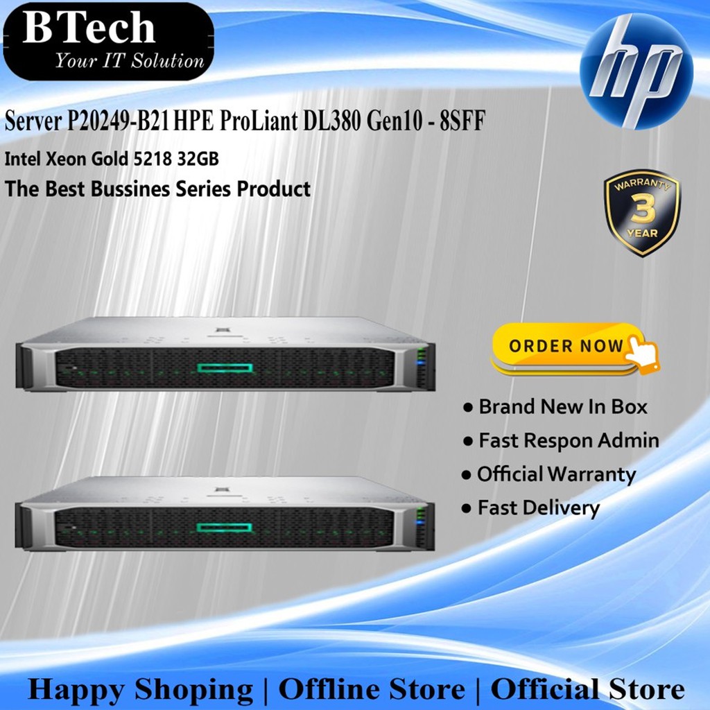 Jual Server P20249-B21 HPE ProLiant DL380 Gen10 - 8SFF | Shopee Indonesia