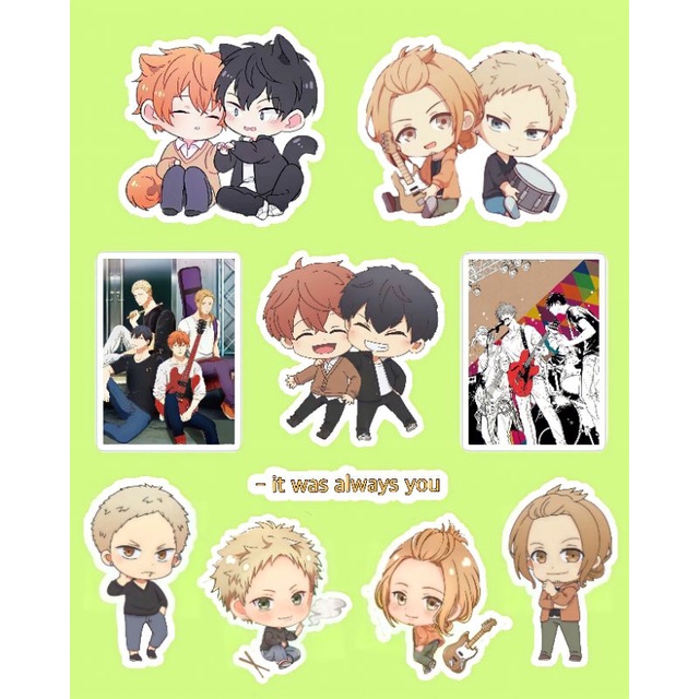 Jual Sticker Anime Given glossy (10Pcs) | Shopee Indonesia