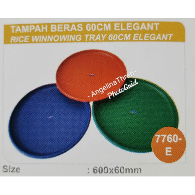 Jual Tampah Beras Besar 60cm Plastik Lucky Star - Nampan Super Besar ...