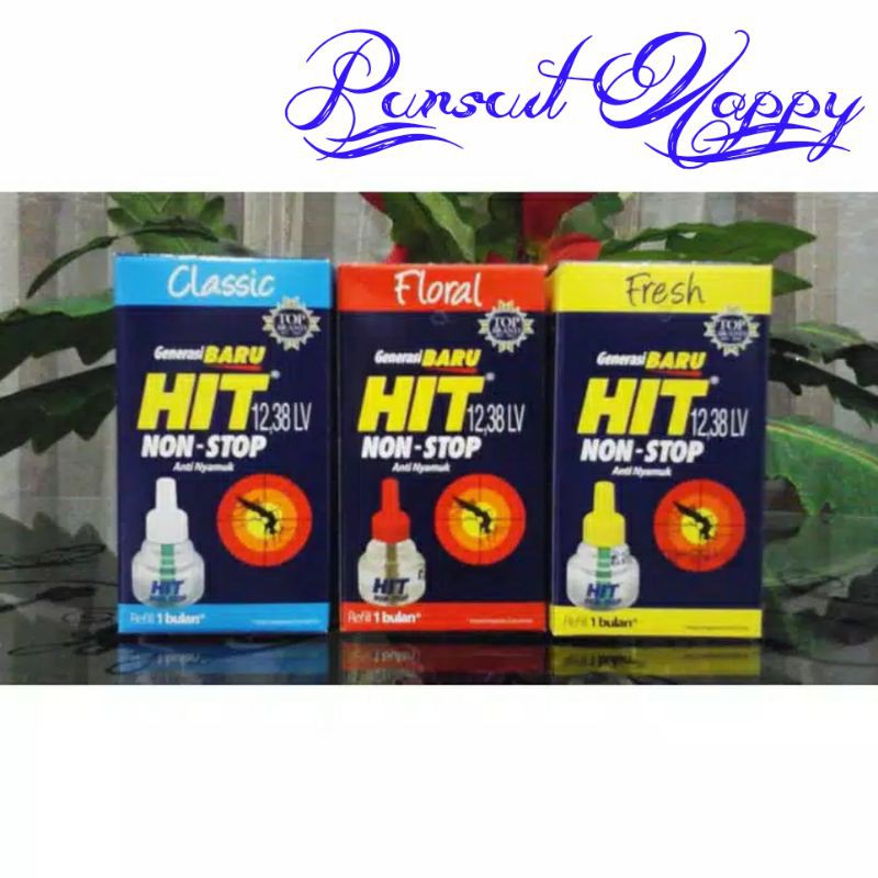 Jual HIT Non Stop anti nyamuk reff 33ml all variant | Shopee Indonesia