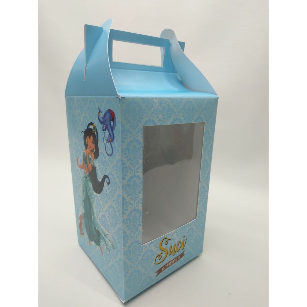 Jual Cupcake box Princess Jasmine Aladdin / Box Cupcake Princess ...