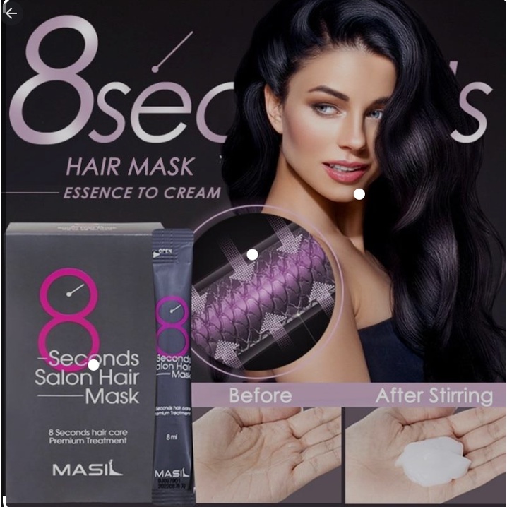 Jual Masker Rambut Masil 8 Seconds Salon Hair Mask (Stik) | Shopee Indonesia
