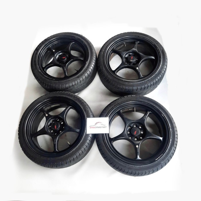 Jual Velg enkei tulang HSR Wheel R17 - Ban Accelera Forceum 205/45 ...