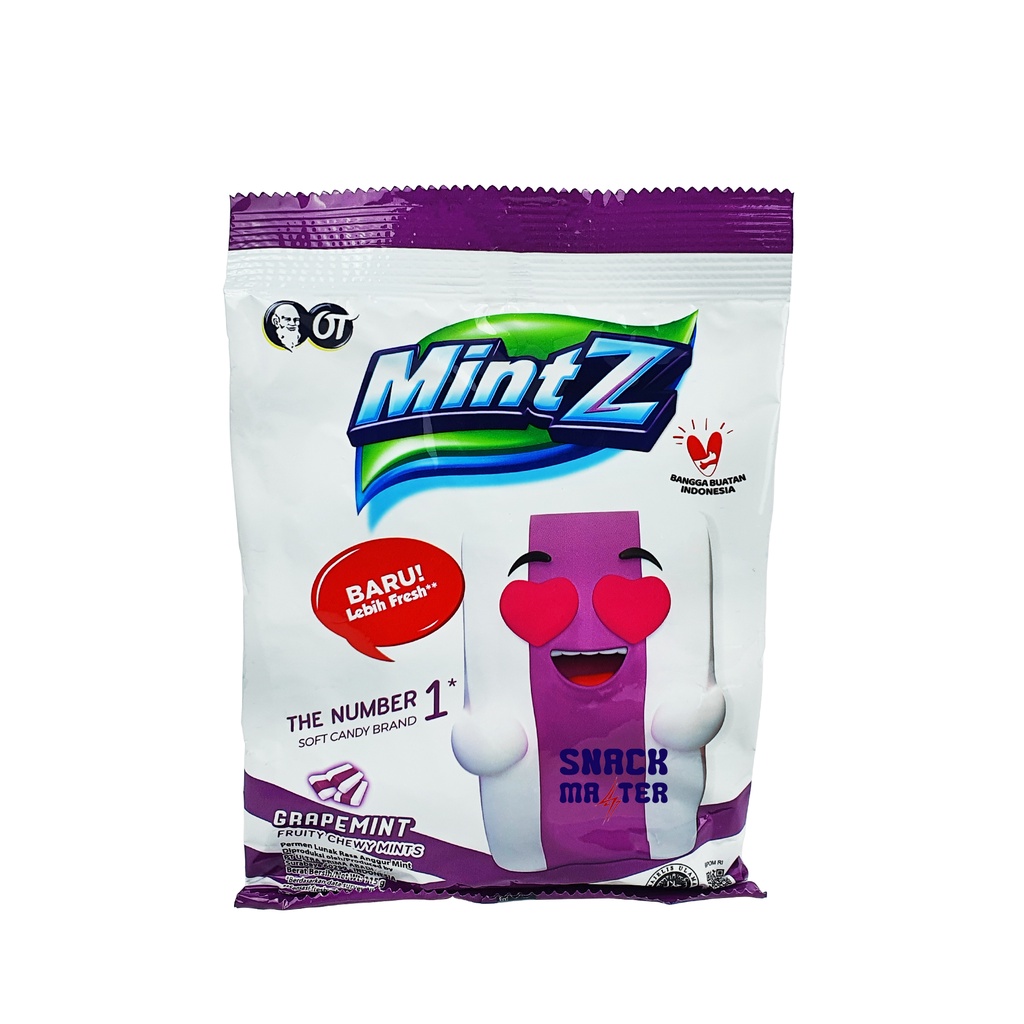 Jual Permen MINTZ Chewy Mint Lunak - Netto 115 gr (Isi 50 pcs) | Shopee ...
