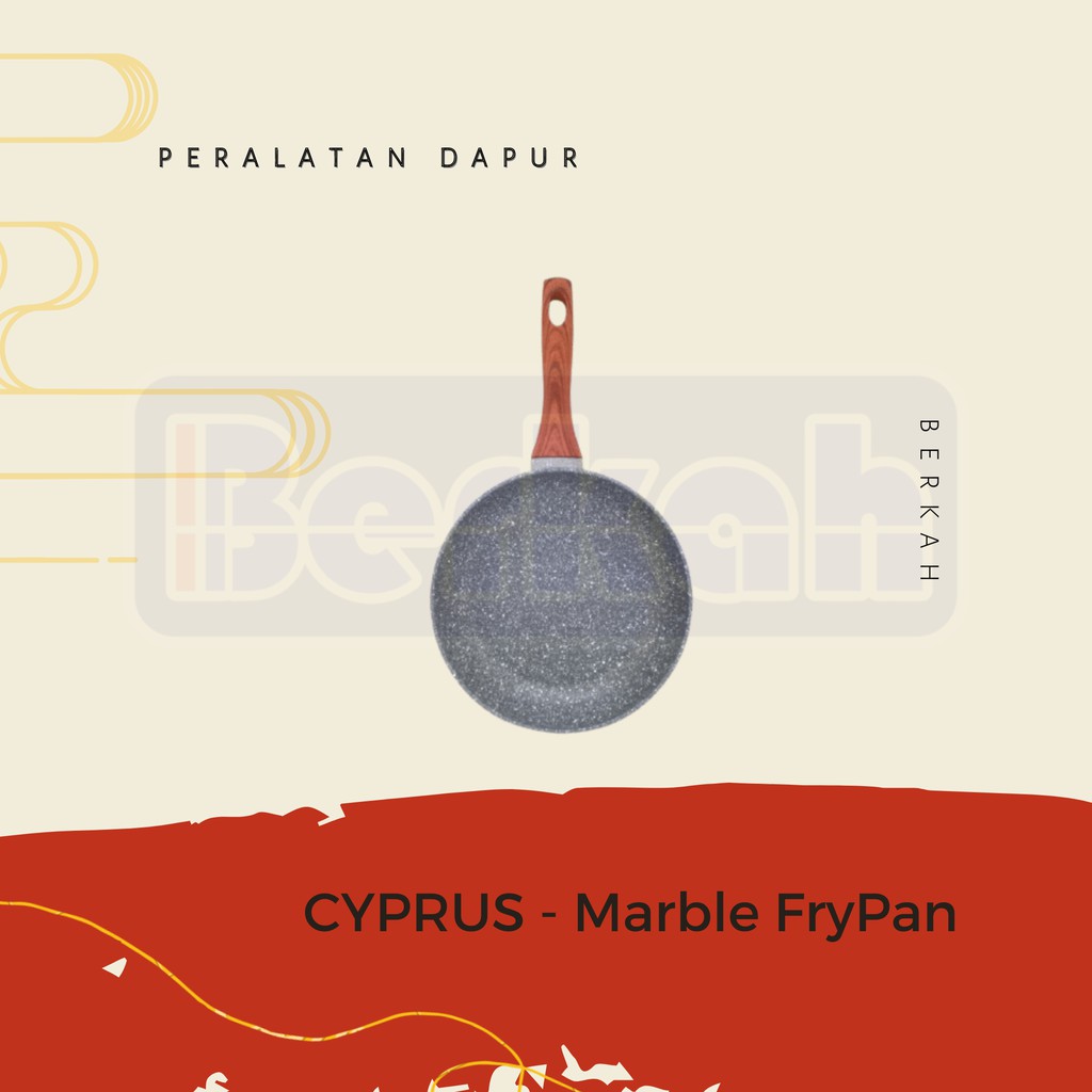 Jual CYPRUS MARBLE FRYPAN BERBAGAI UKURAN | Shopee Indonesia
