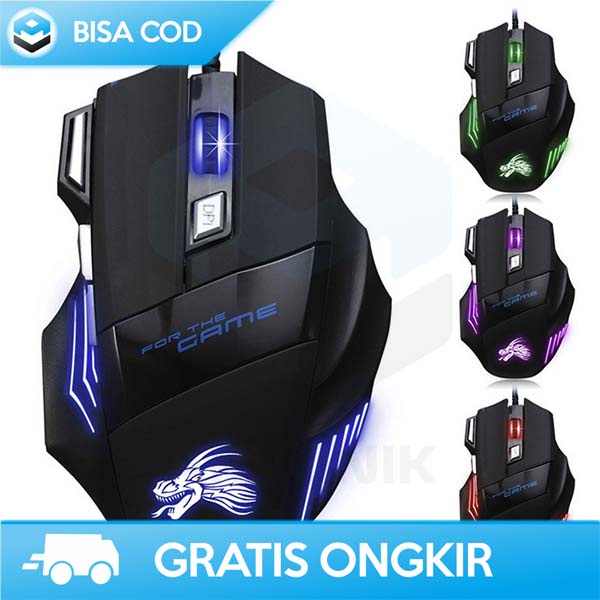 Jual MOUSE GAMER BERKABEL 150 CM YXLM LED RGB ABS USB 2.0 ANTI LAG X1 ...