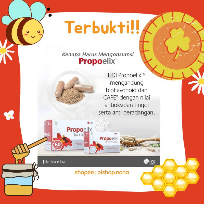 Jual Propoelix 60 kapsul HDI original | Shopee Indonesia