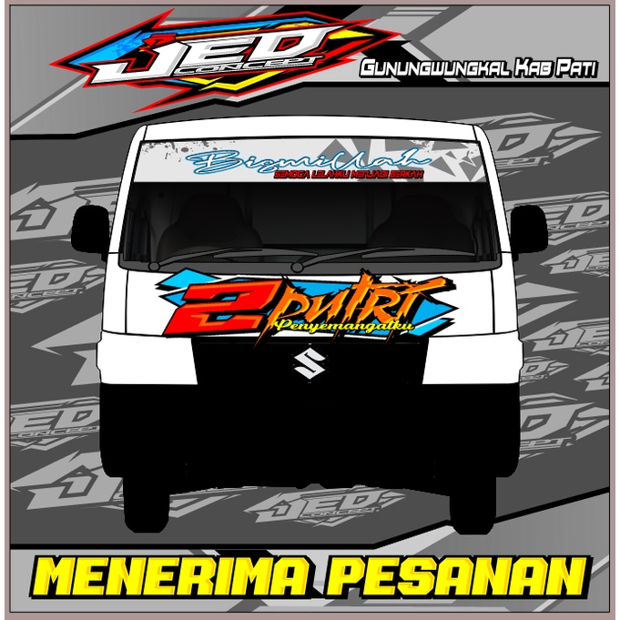 Jual decal kabin depan new carry dan kaca / stiker kabin depan new ... Jual decal kabin depan new carry dan kaca / stiker kabin depan new ...
