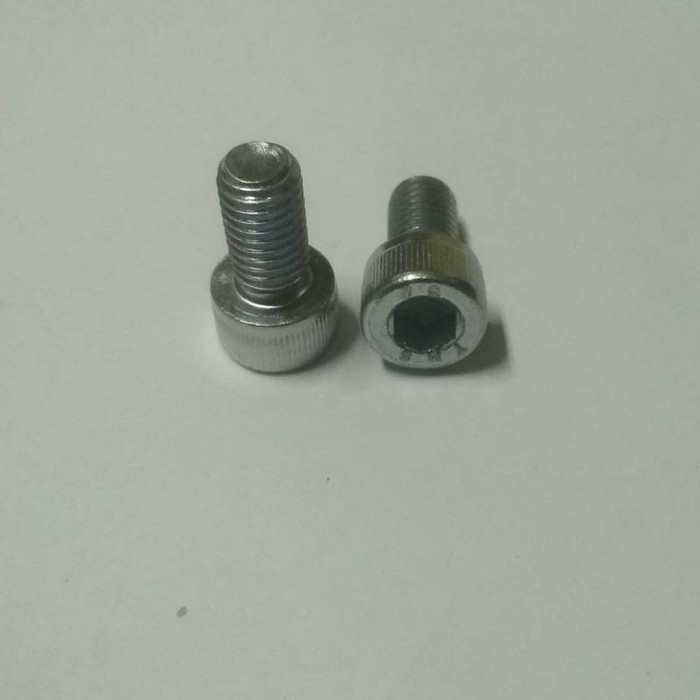 Jual BAUT L 8X15 NEKEL BAUT L 8X1.5CM PAKET ISI 10 PCS | Shopee Indonesia