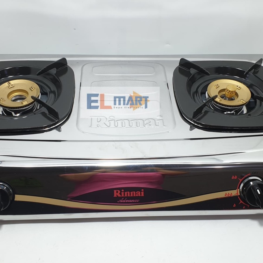 Jual Kompor gas RINNAI 2 tungku timer RI 522AT - RI 522 AT | Shopee ...