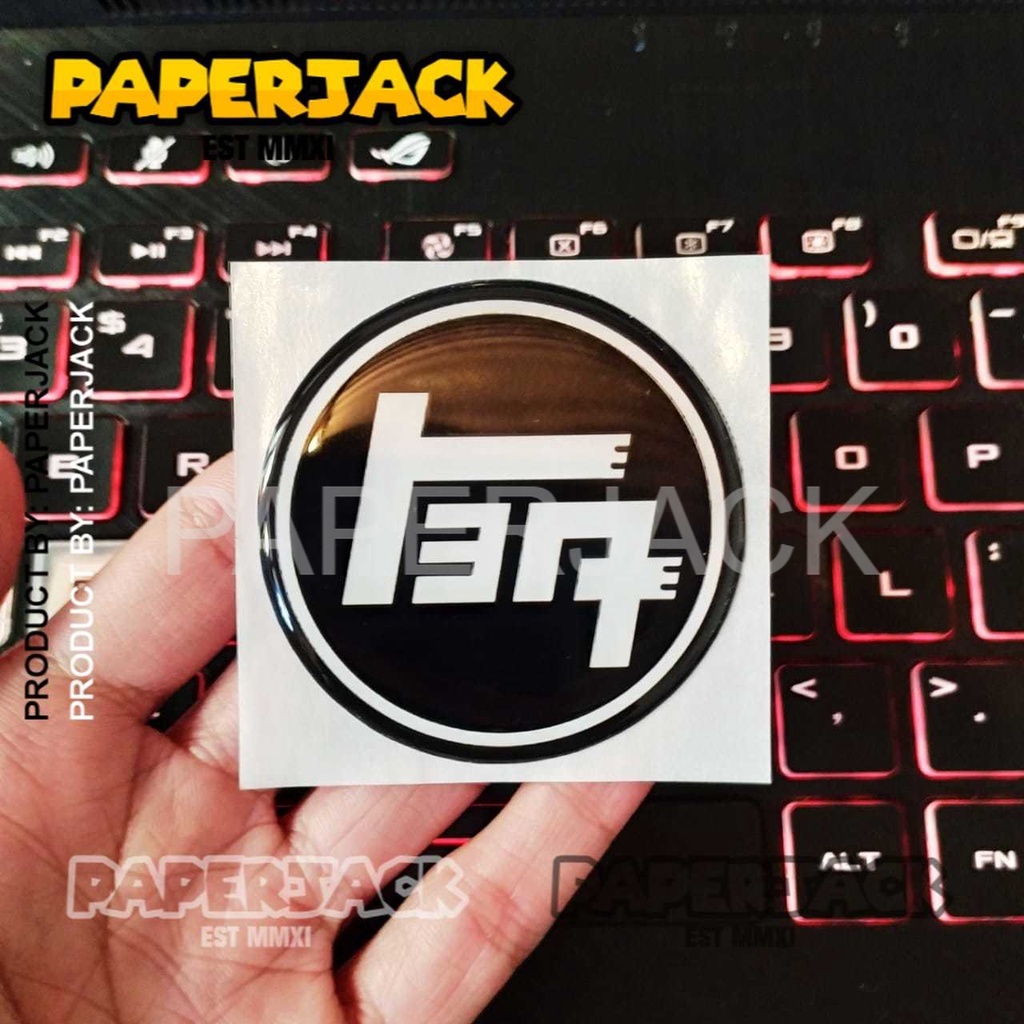 Jual STIKER TIMBUL TOYOTA TOYOPET JAPAN HITAM STICKER TIMBUL RESIN ...