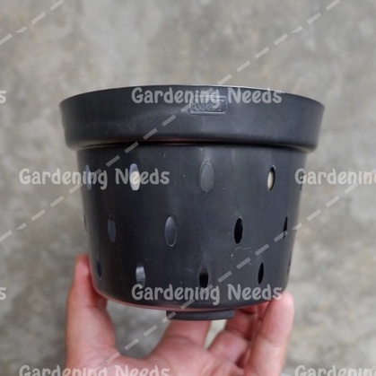 Jual Pot Tanaman / Pot Bunga Banyak Lubang NKT Poros 15 Hitam | Shopee ...