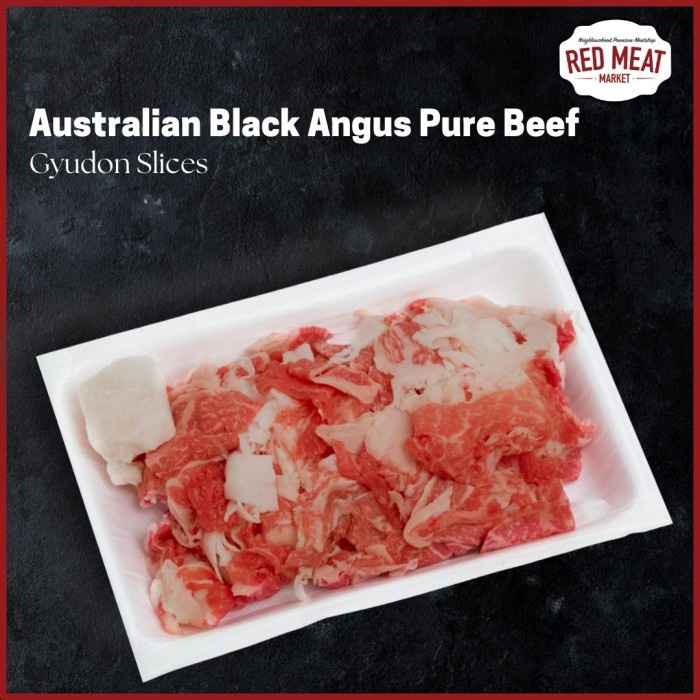 Jual Premium AUS Grainfed Beef Gyudon Slice / Daging Rice Bowl ...