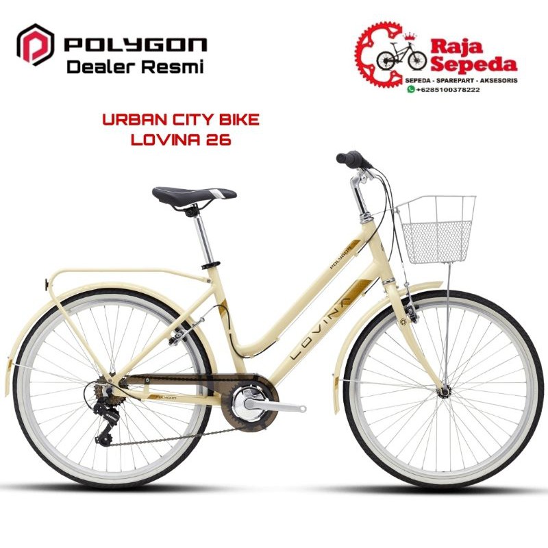 Jual SEPEDA CITY BIKE POLYGON LOVINA 26 INCH | Shopee Indonesia